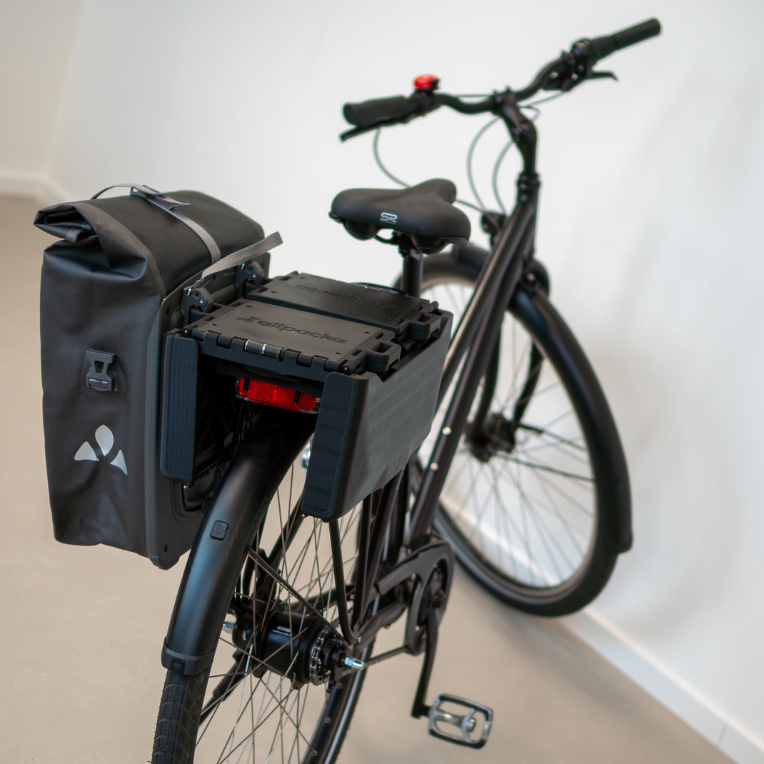 allpacka: die erste klappbare Lastenbox für dein Fahrrad